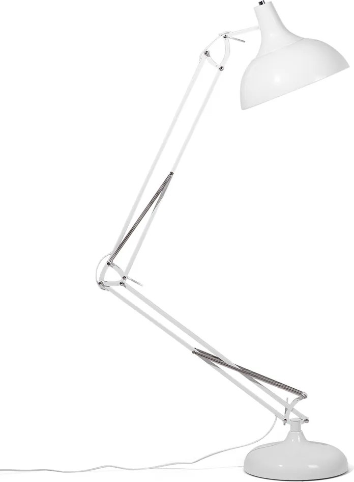 Klasická bílá stojací lampa - PARANA