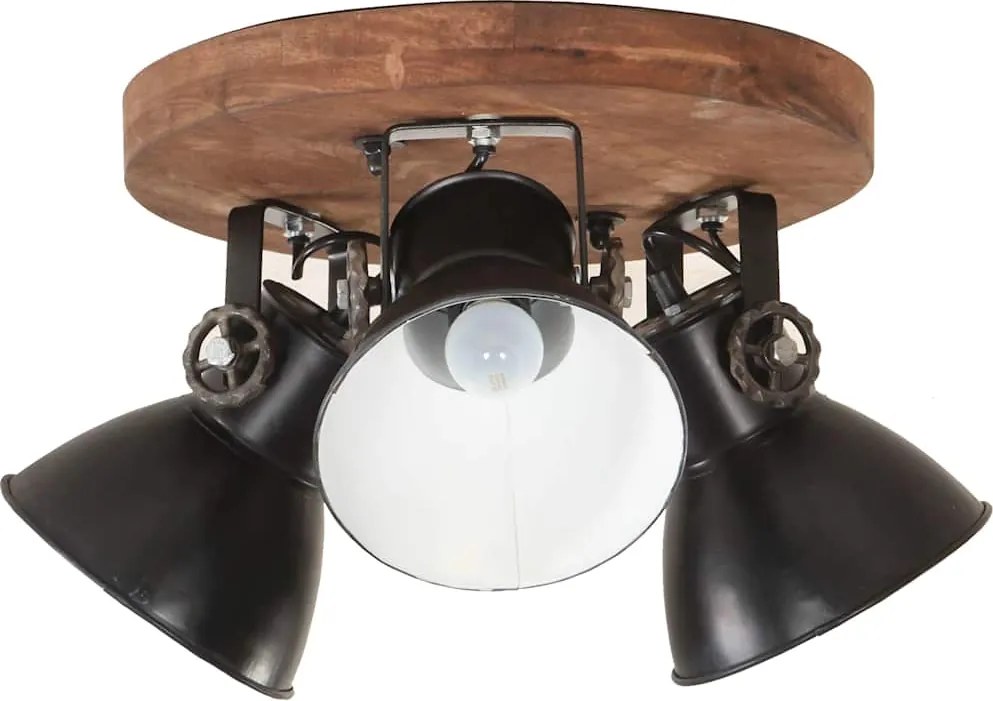 Industriální stropní svítidlo 25 W černé 42 x 27 cm E27 320515