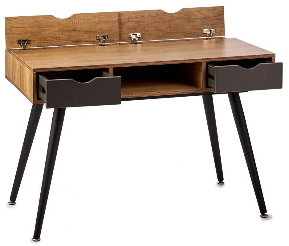 Industriální psací stůl se zásuvkami, 110 x 60 x 75 cm
