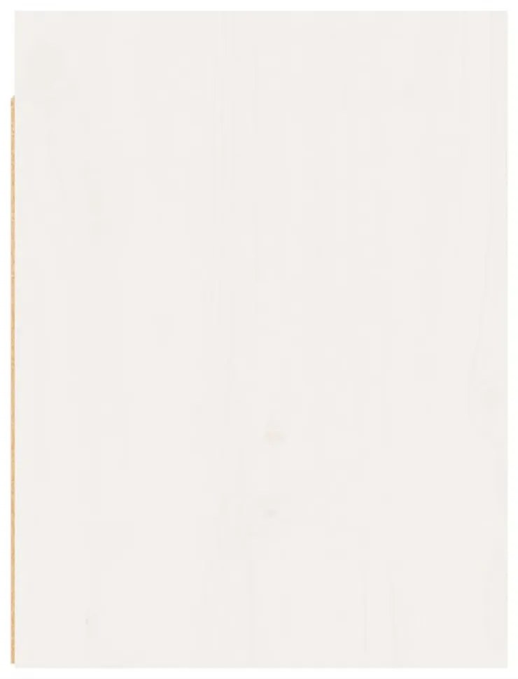 Petromila Nástěnné skříňky 2 ks bílé 30 x 30 x 40 cm masivní borové dřevo