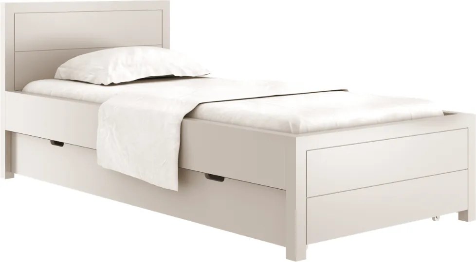 Přistýlkový šuplík pod postel SIMONE 90x190 cm na kolečkách Zvolte barvu: Kašmírová