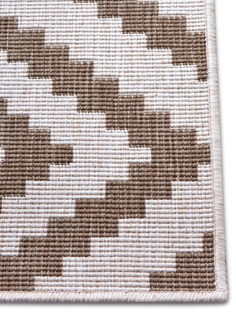 NORTHRUGS - Hanse Home koberce Kusový koberec Twin-Wendeteppiche 105460 Linen – na ven i na doma - 80x150 cm