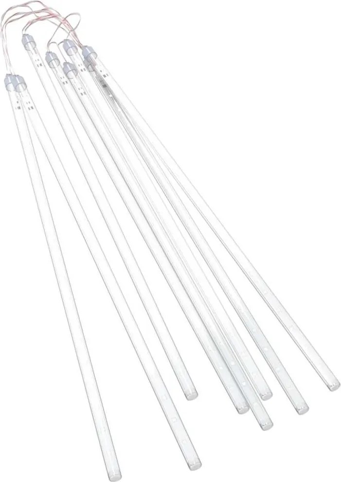 Padající světla 8 ks 50 cm modrá 288 LED dovnitř i ven 328554