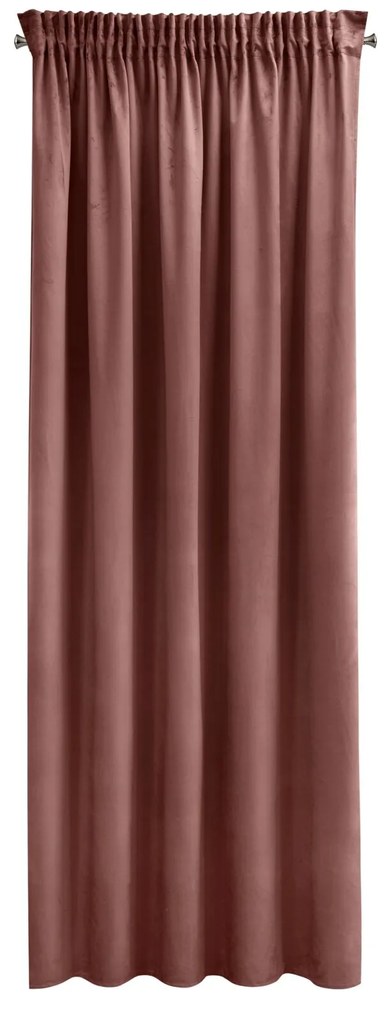 ZATEMŇOVACÍ ZÁVĚS NA PÁSCE PIERRE CARDIN SIBEL 140X270 CM STARORŮŽOVÁ