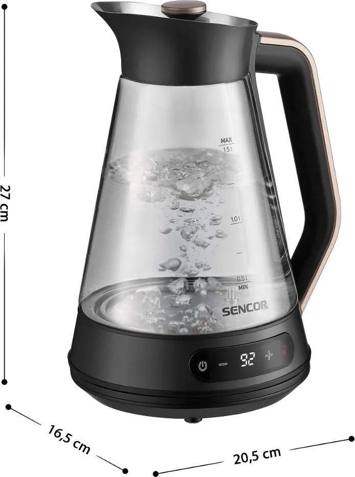Sencor SWK 1595BK - rychlovarná konvice