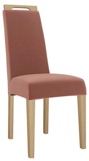 Jídelní židle JK79, Barva dřeva: bílá, Potah: Magic Velvet 2250