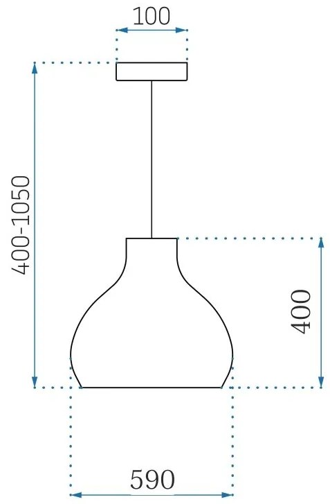 Toolight, přírodní závěsné svítidlo 1xE27 APP985-1CP BIG, hnědá-černá, OSW-01044
