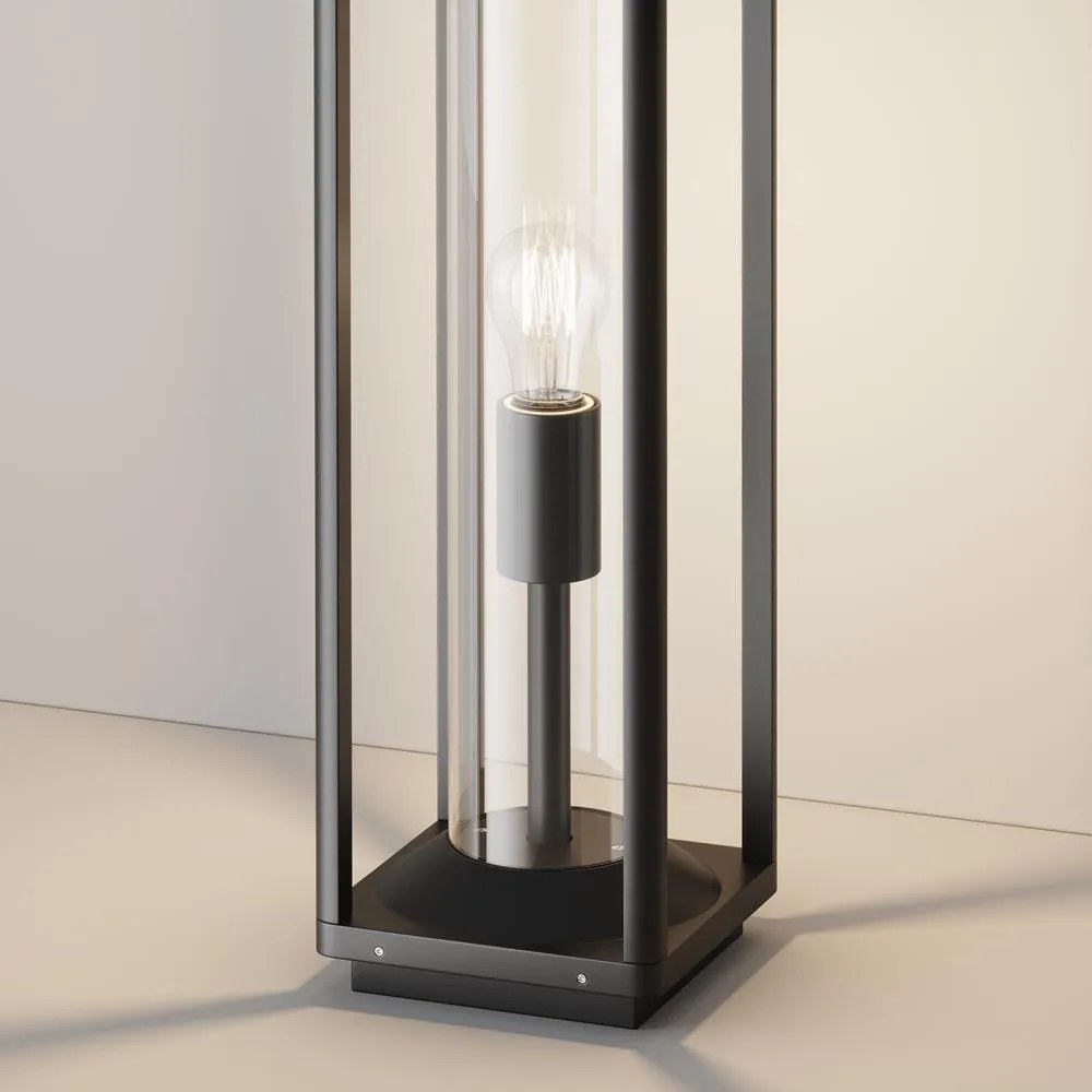 M O452FL-01GF1 Venkovní svítidlo Cell E27 15W IP54 černý hliník čirý plast - MAYTONI
