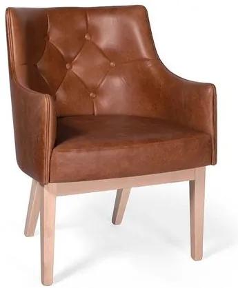 ACCENTO - Židle EVA CAPITONE s prošíváním a knoflíky