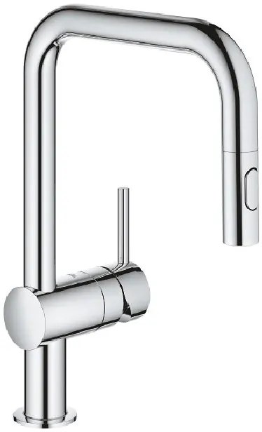 Grohe Minta - Dřezová baterie s výsuvnou sprškou, chrom 32322002