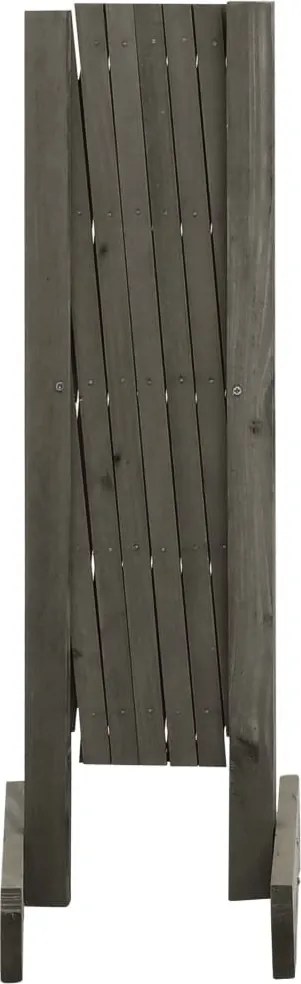 vidaXL Zahradní trelážový plot 120 x 60 cm masivní jedle [314823] Barva: Šedá