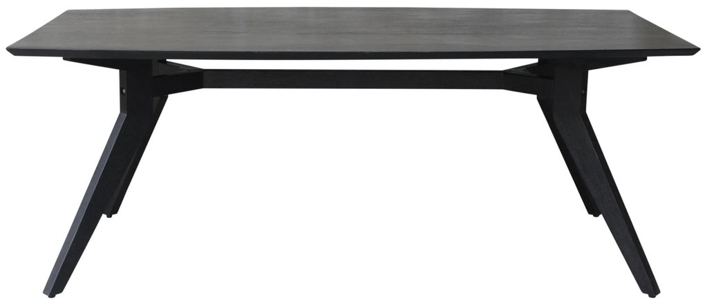 Teakový jídelní stůl STUDIO BLACK 200cm