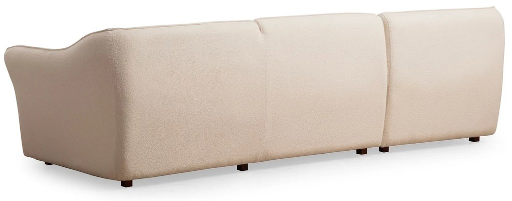 Hanah Home Třímístná pohovka MENTIS krémová 288 cm
