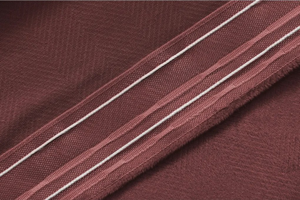 Zatemňovací závěs ELVIO VELVET 140x250 cm, starorůžový Zavěšení: Kovové kroužky