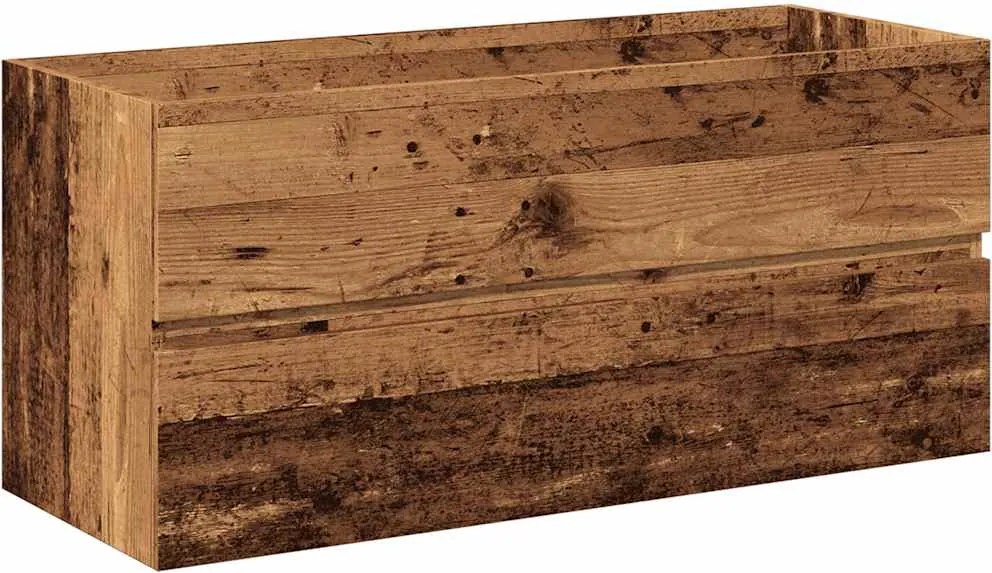 Skříňka se zápustným umyvadlem old wood 3328927