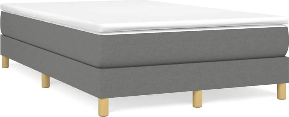 Rám postele s boxspringem tmavě šedá 120 x 200 cm textil 3120599