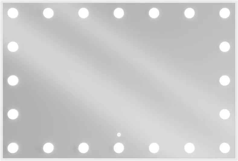 Mexen Dona, LED koupelnové zrcadlo s podsvícením 100 x 80 cm, 6000K, ochrana proti zamlžování, 9818-100-080-611-00