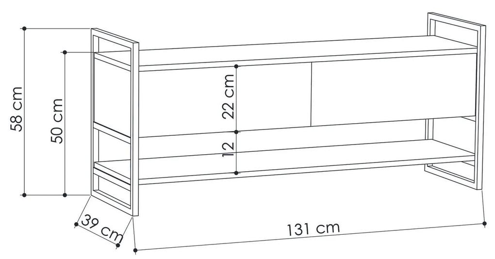 TV stolek/skříňka Meteora (Dub). 1071836