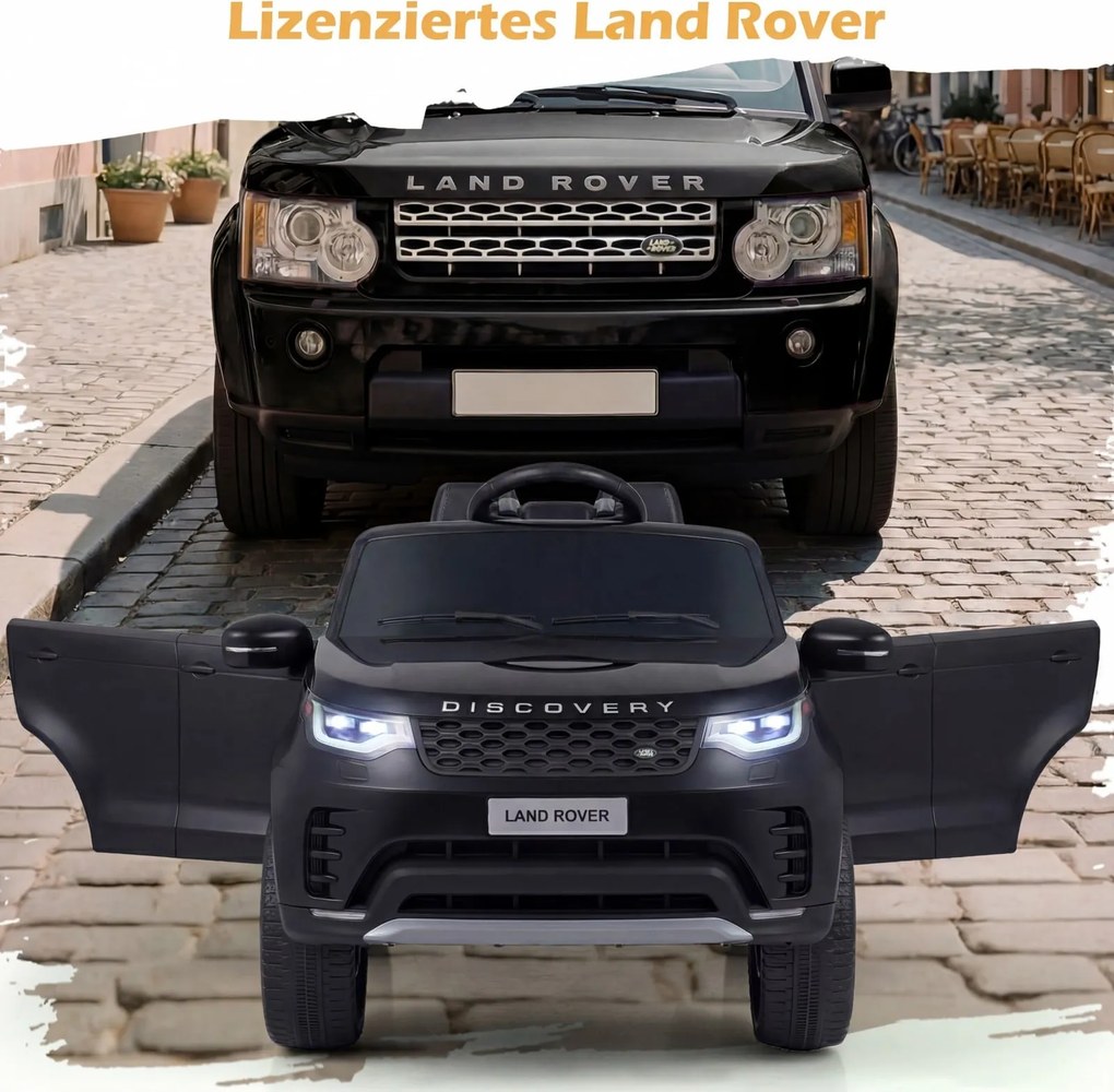 Costway 12 V Land Rover dětské elektrické závěsné auto LED hudební bezdrátové