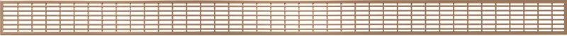 Mexen Flat M33 kryt na lineární odtok 100 cm, kartáčovaná měď - 1C33100