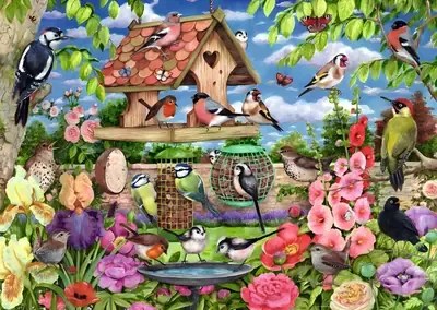 RAVENSBURGER Puzzle Ptačí stůl / 1000 dílků
