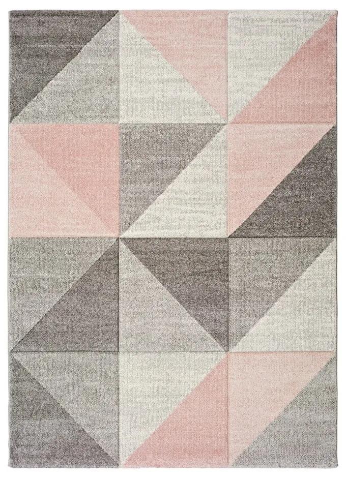 Růžovošedý koberec Universal Retudo Naia, 160 x 230 cm