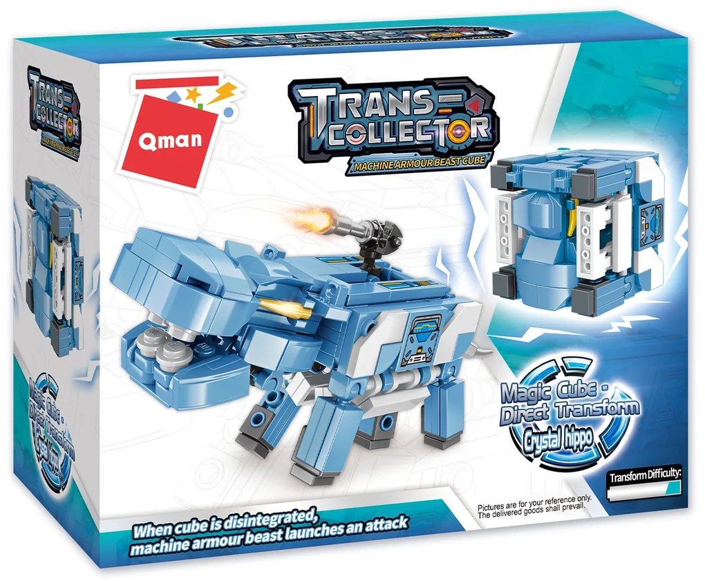 Qman Crystal Hippo 41205