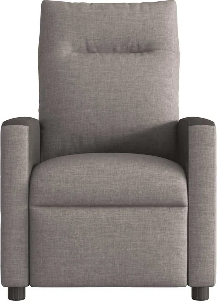 Elektrické polohovací křeslo taupe textil 3324043
