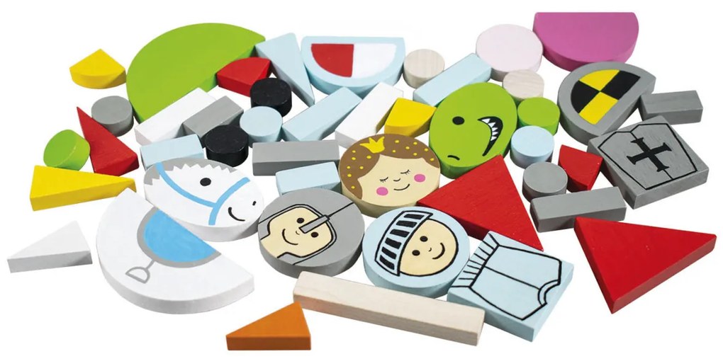 Detoa Magnetické puzzle Rytíři
