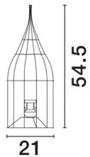 Designová stojací lampa Naos A