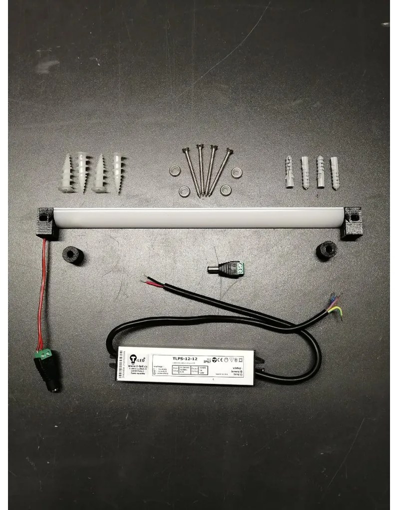 Sada k podsvícení domovního čísla - POPIS Volba trafa: Skříňové - do rozvaděče