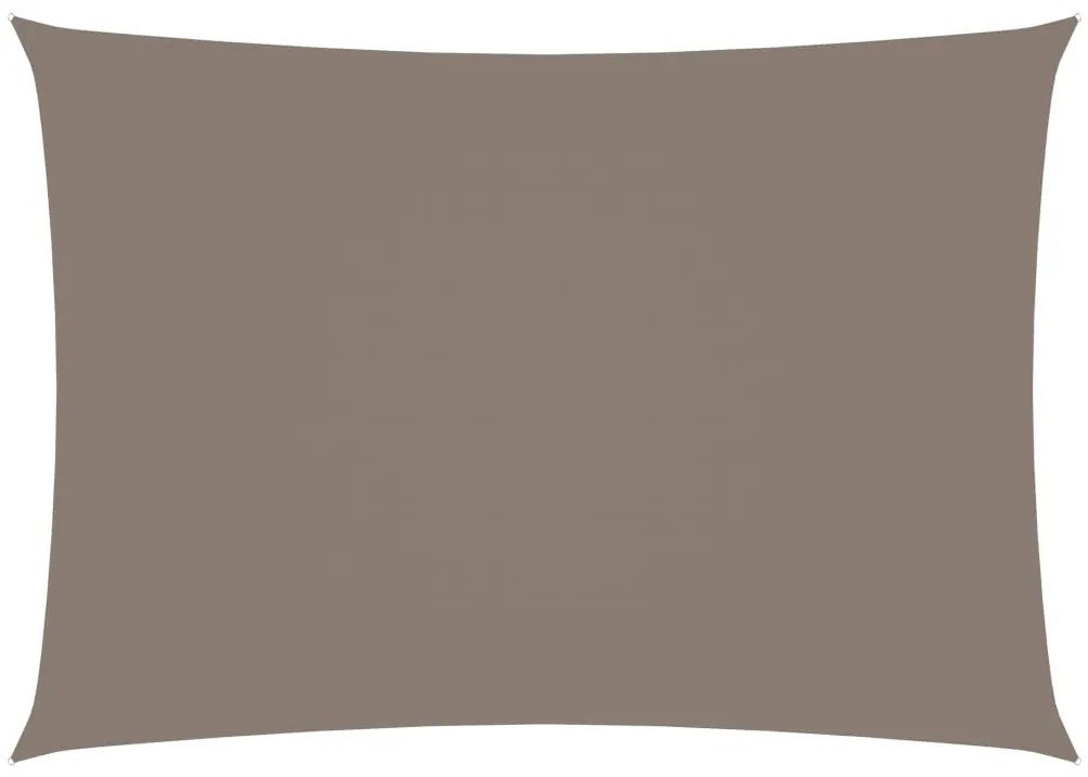135422 vidaXL Stínící plachta oxfordská látka obdélníková 2 x 4 m taupe