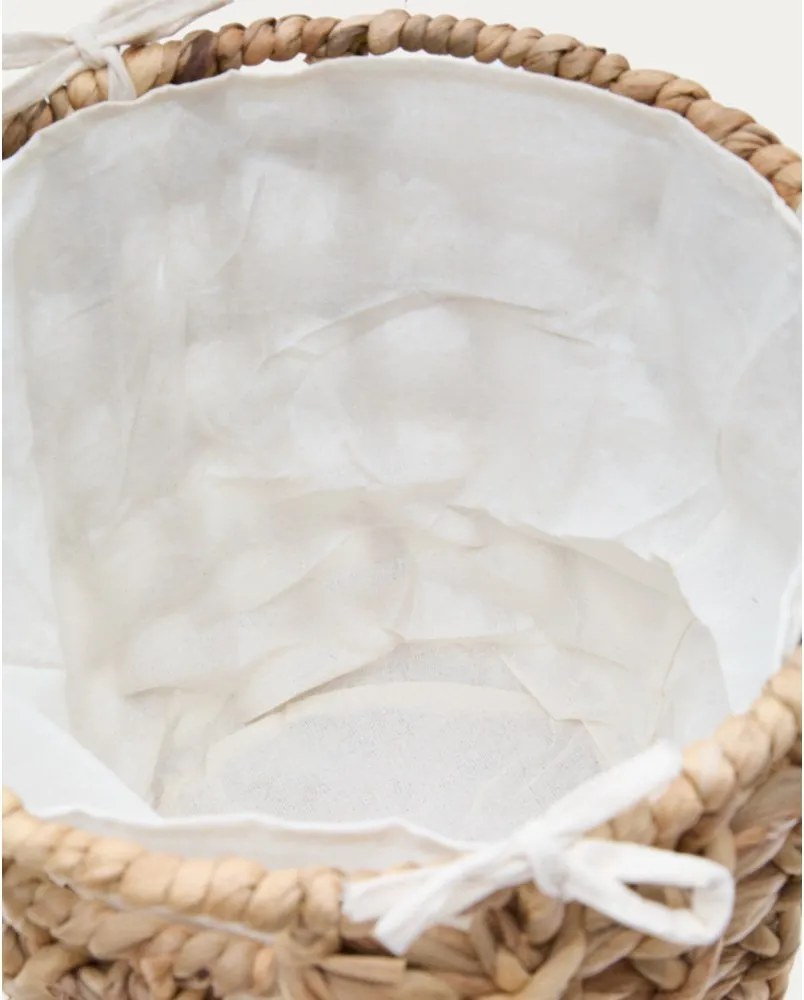 Košíky v sadě 2 ks z vodního hyacintu ø 38x38 cm Dilam – Kave Home