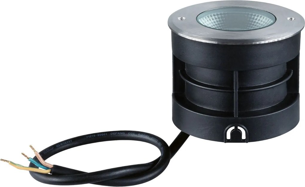 P 94748 LED zemní svítidlo Vanea IP67 kruhové 100mm 3000K 3,5W 230V hliník hliník - PAULMANN