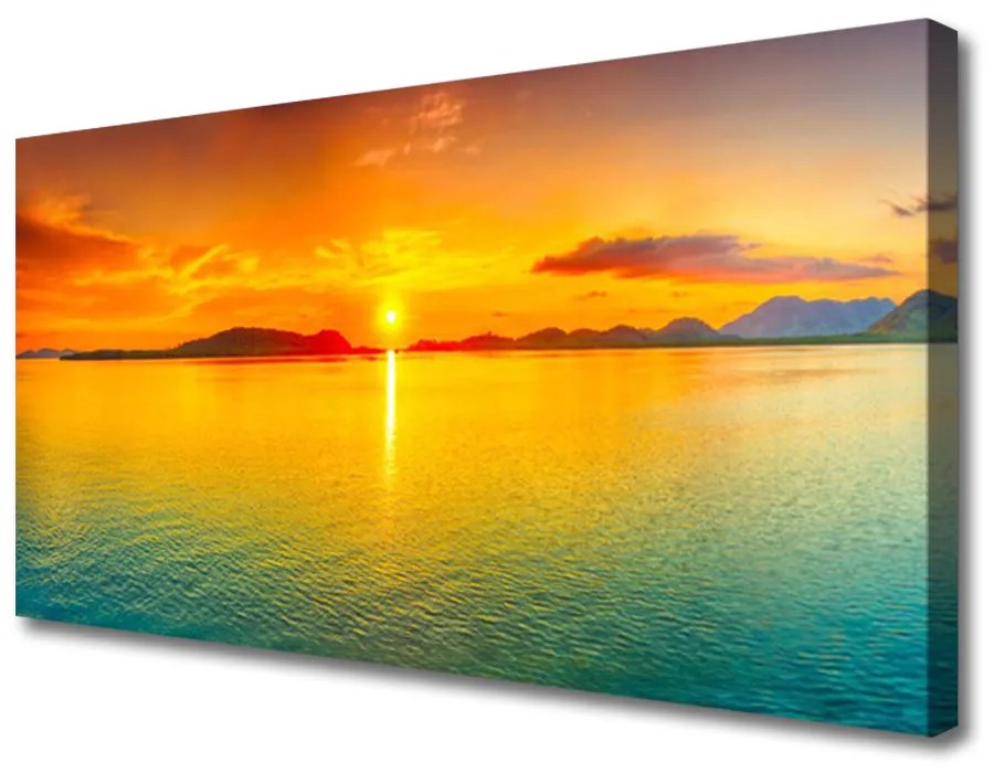 Obraz na plátně Moře Slunce Krajina 100x50cm