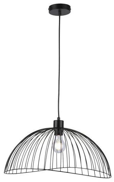 LD 15869-18 JEN PO 5KS (cena za 1ks) - FABIO Závěsné svítidlo, černá, moderní design, průměr 46cm - LEUCHTEN DIREKT