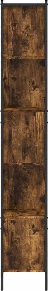 Knihovna kouřový dub 102 x 28 x 172 cm kompozitní dřevo 3213659