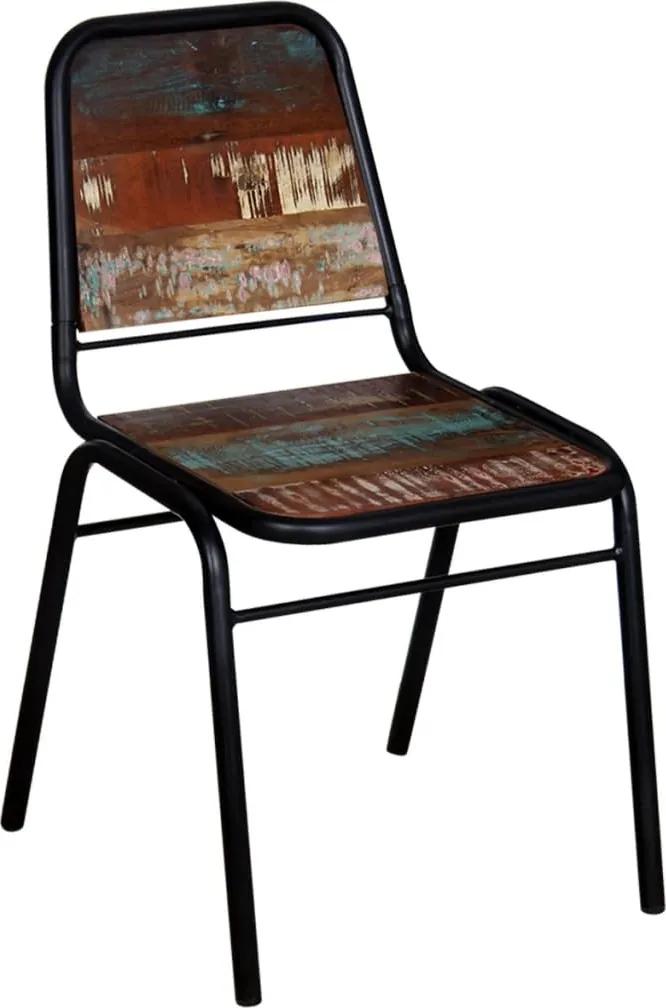 vidaXL Jídelní židle 6 ks masivní recyklované dřevo [274707]