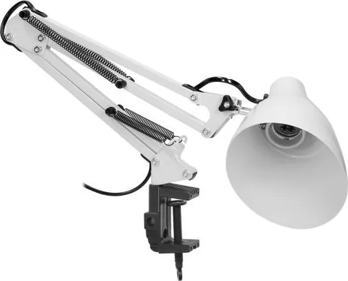 Kancelářská stolní lampa šroubovací ORNO VIRONE DIAN DL-13/W 60W, bílá