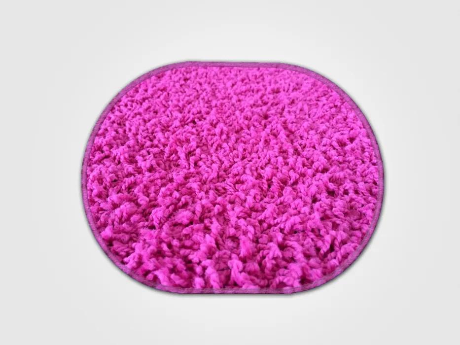 Vopi koberce Kusový koberec Color shaggy růžový ovál - 57x120 cm