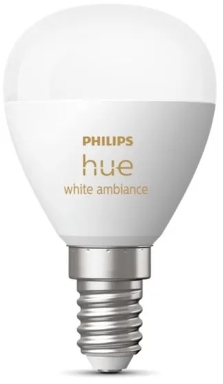 LED Stmívatelná žárovka Philips Hue WHITE AMBIANCE P45 E14/5,1W/230V 2200-6500K
