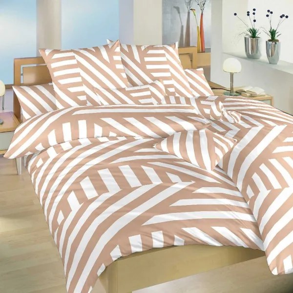 Dadka Povlak na polštář bavlna Zebra světle hnědá  70x90 cm