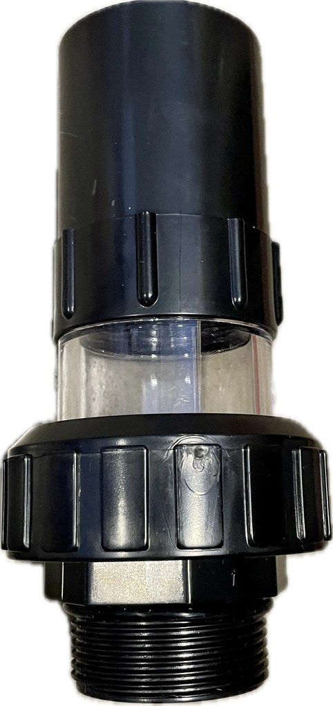 Průhledné šroubení s o-kroužkem BRILIX k čerpadlu FXP, filtraci P350,400,500,650
