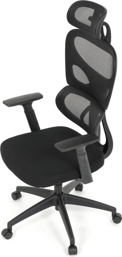 Kancelářská židle KA-K2080 BK, houpací mechanismus, černá (69 x 62) cm