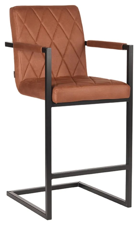 LABEL51 barová židle DENMARK koňak Color: Cognac UK-30.295