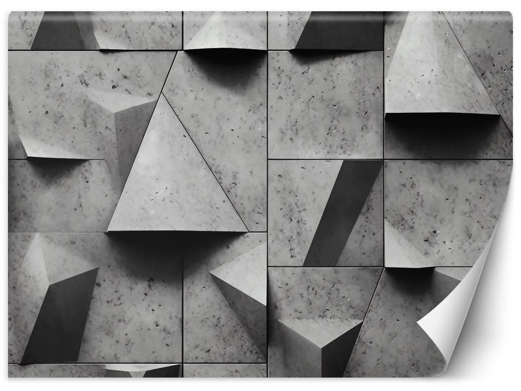 Gario Fototapeta Geometrické betonové tvary Materiál: Vliesová, Rozměry: 200 x 140 cm