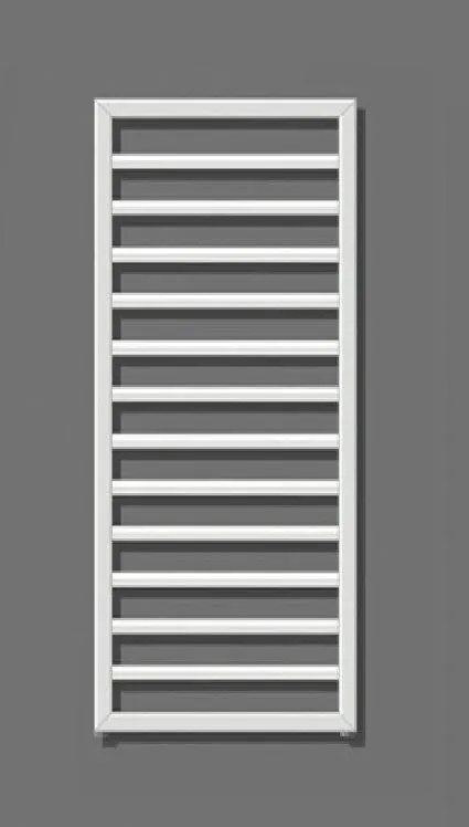 Zehnder Subway - Koupelnový radiátor 97x60 cm, rovný, středové připojení 5 cm, nerez ocel SUBI-100-060