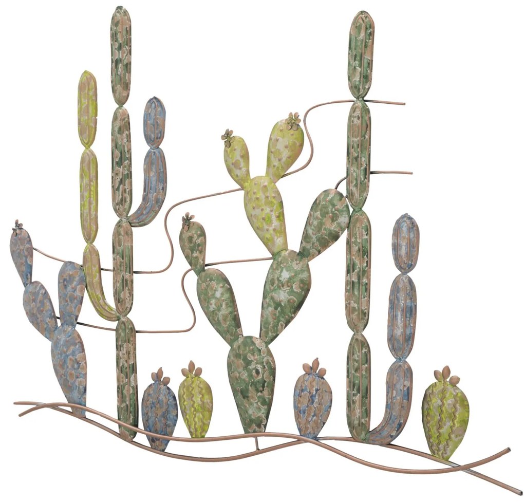 Nástěnná dekorace Mauro Ferretti Cactus, 90x2,5x64 cm