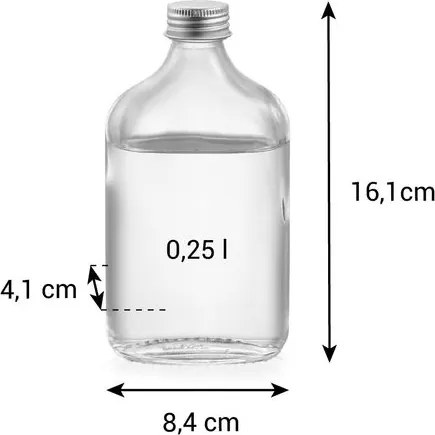 TESCOMA Skleněná placatka DELLA CASA 250 ml