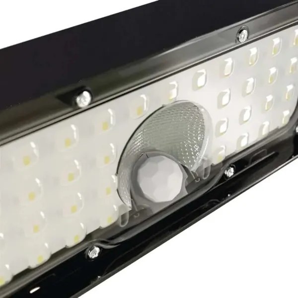LED Solární reflektor se senzorem pohybu LED/3,7V 3000mAh 4000K IP65 černá